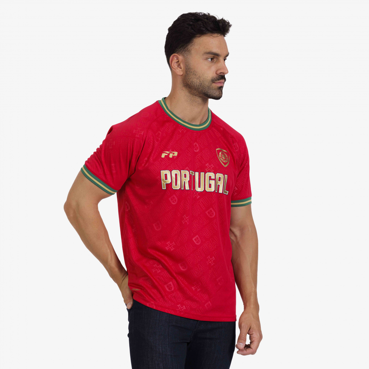 Força Portugal Vintage Series Jersey - 23403-VERMELHO - Força Portugal
