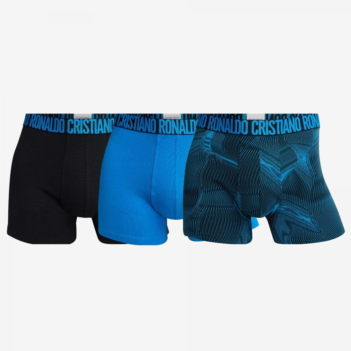 CR7 Boxers (Pack of 3) - 22057-AZUL | Força Portugal