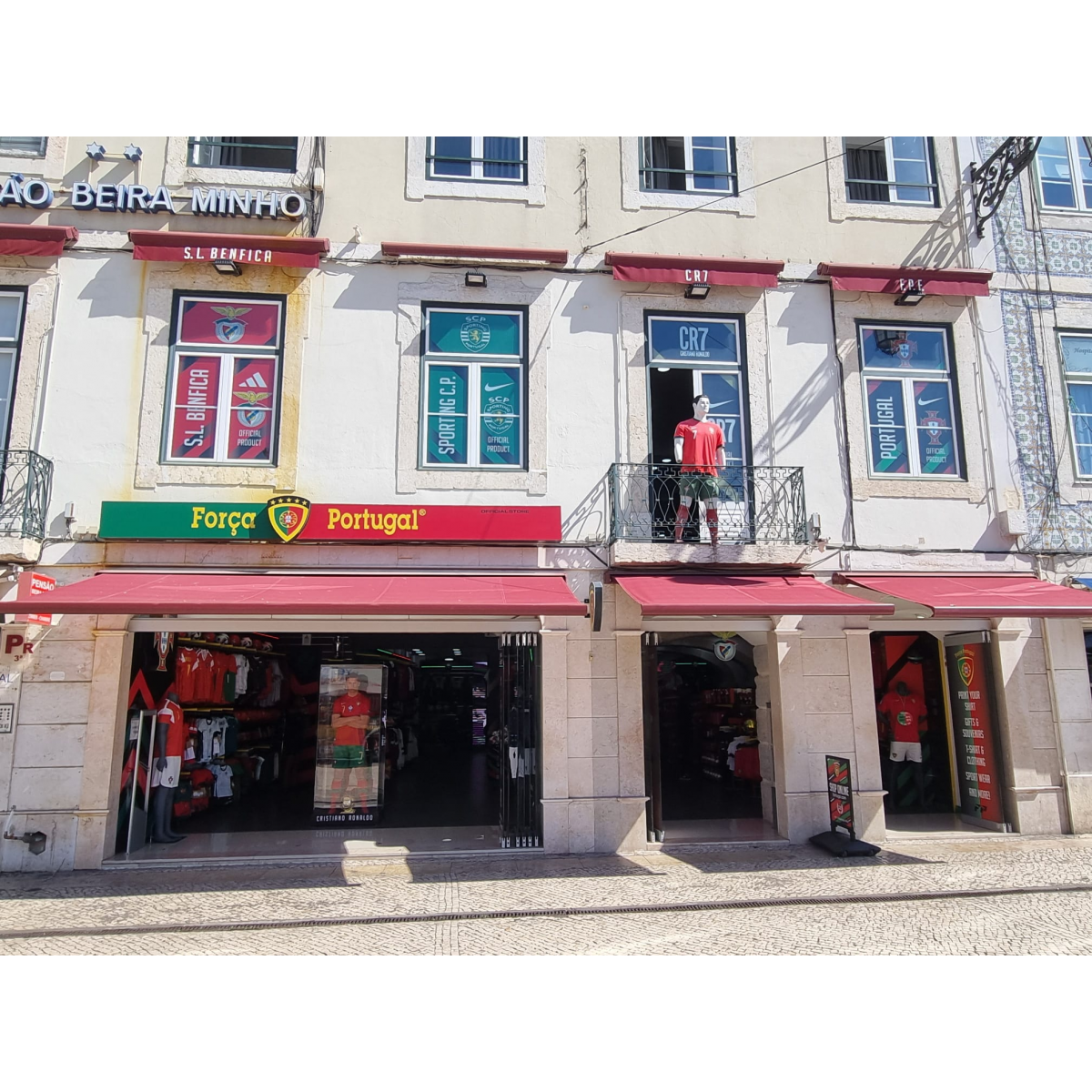 Lisboa 1 - Praça da Figueira - Força Portugal