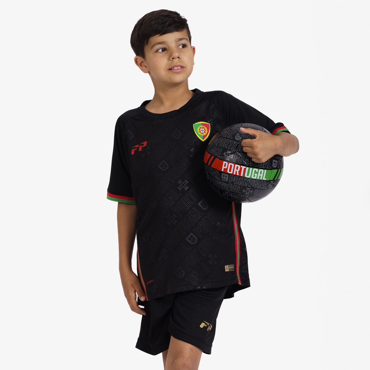 Força Portugal JR Mundial Shirt - 22450-PRETO | Força Portugal
